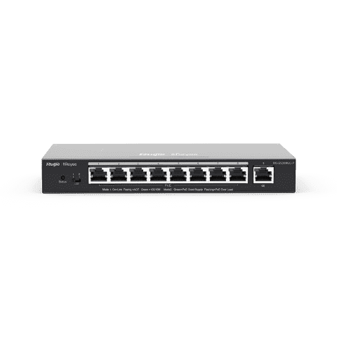 Ruijie Reyee, 9-Port Gigabit Smart Cloud Managed PoE Switch - Pisctech